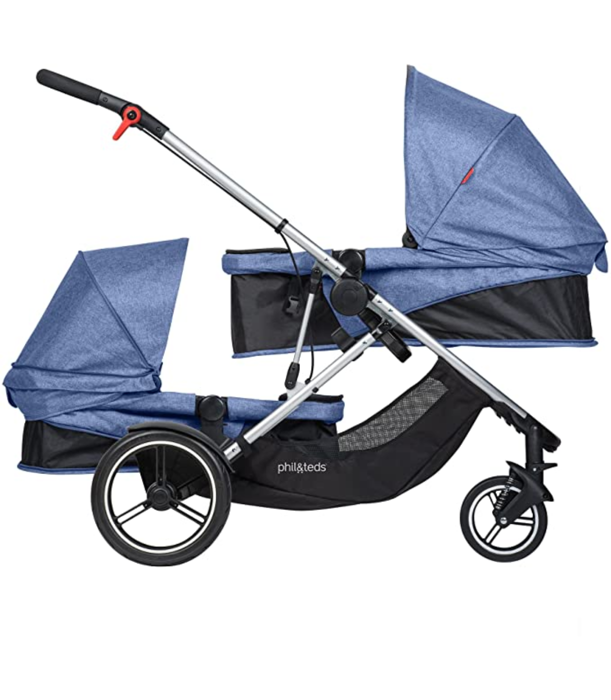 Phil & Ted's Inline Double Strollers are sporty, compact and versatile.