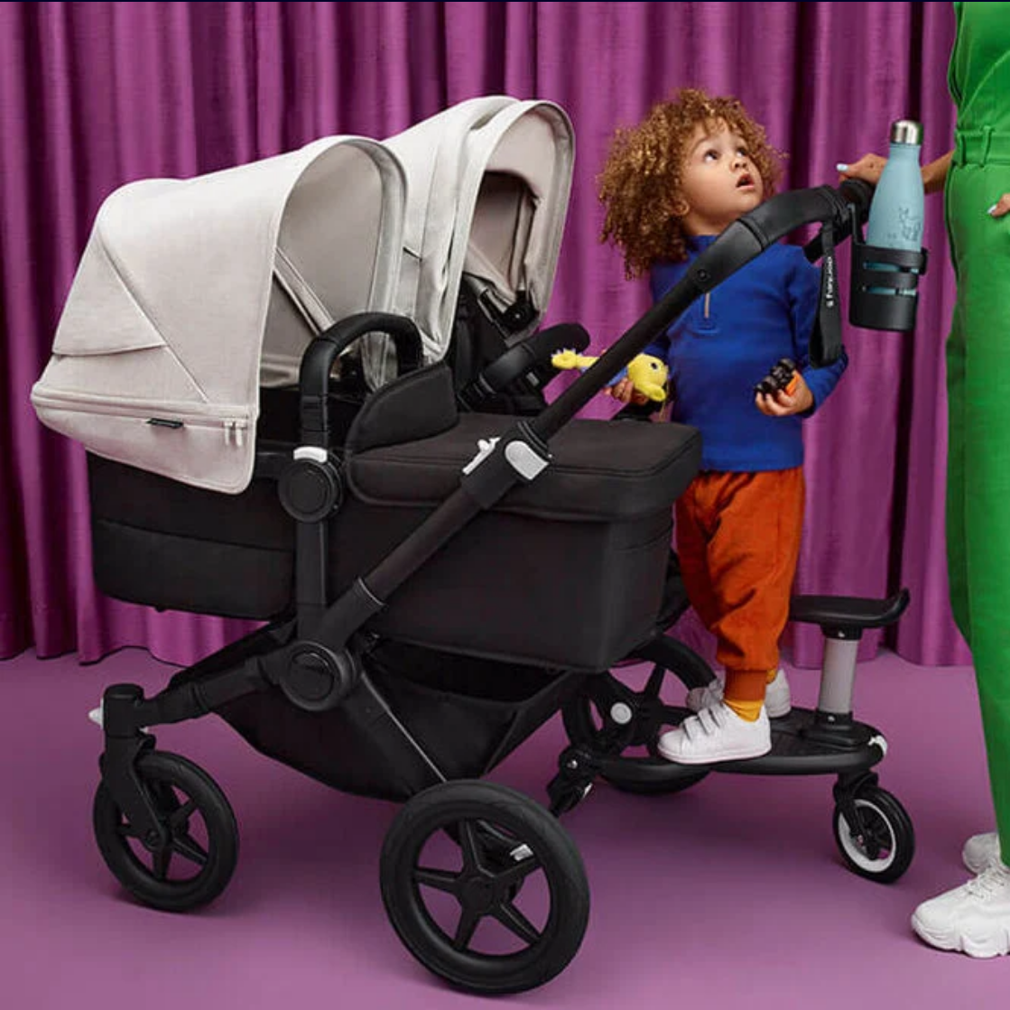 Bugaboo Donkey5 Stroller Review: Use as single or double or for twins.